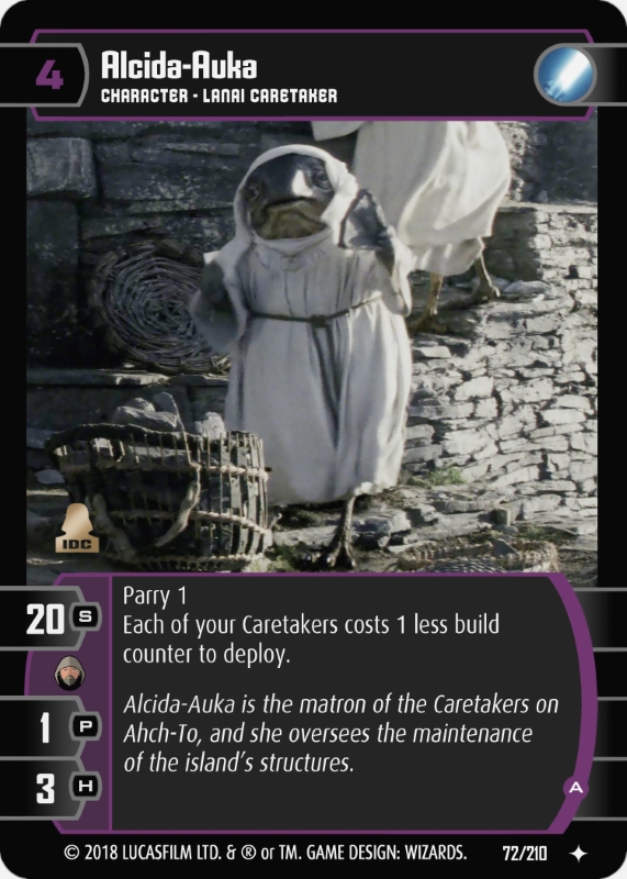 Alcida-Auka (A) Card - Star Wars Trading Card Game